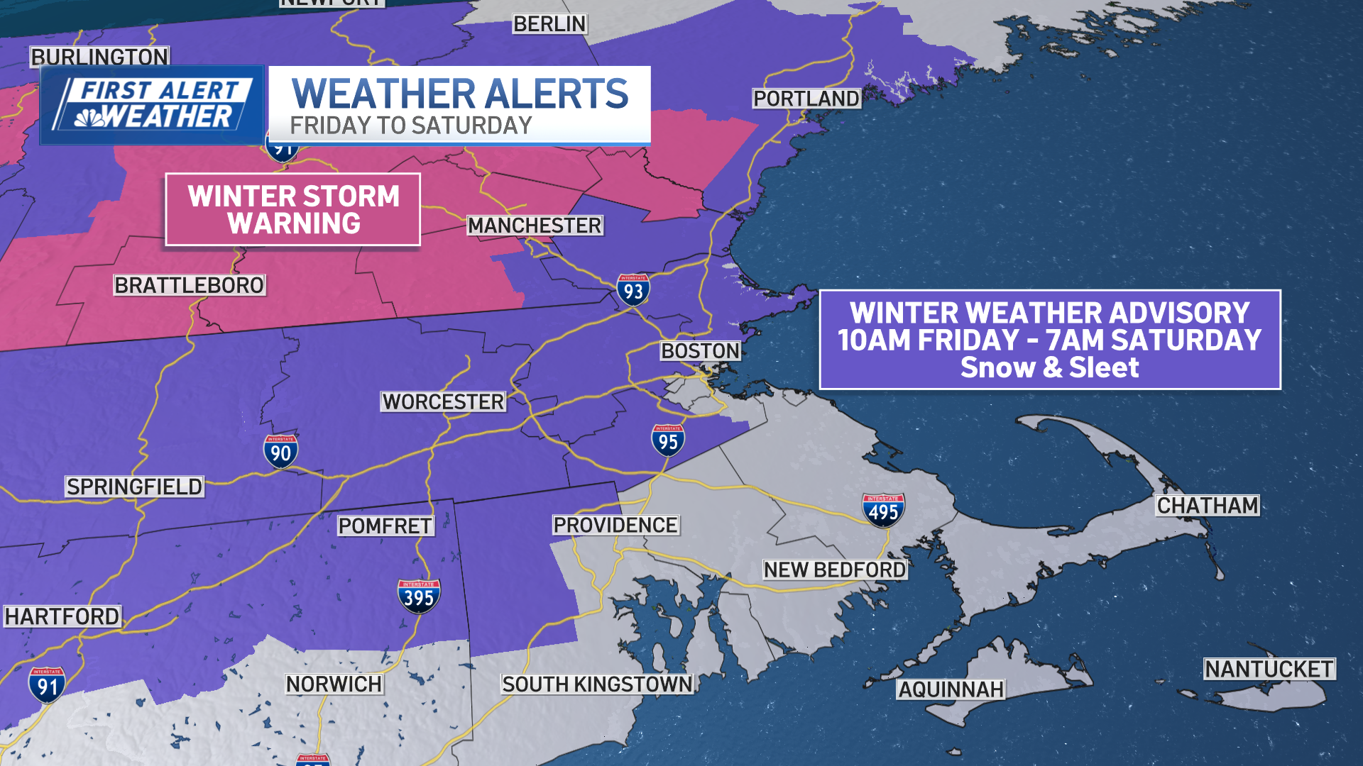 Weather Boston: How much snow will Mass. get, plus rain and sleet – NBC ...