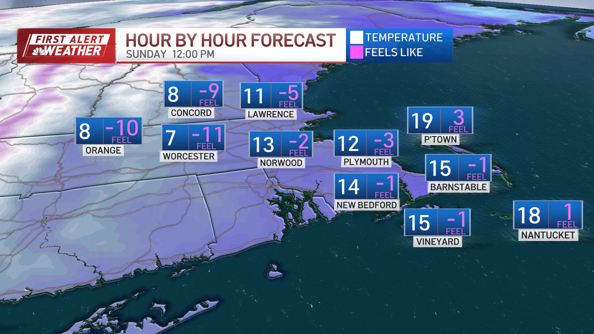 Boston’s wicked cold weather forecast before Super Bowl – NBC Boston
