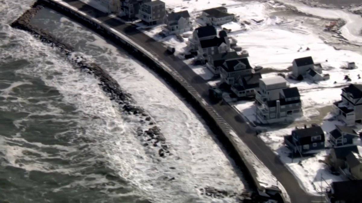 Scituate saw coastal flooding during high tide Monday – NBC Boston