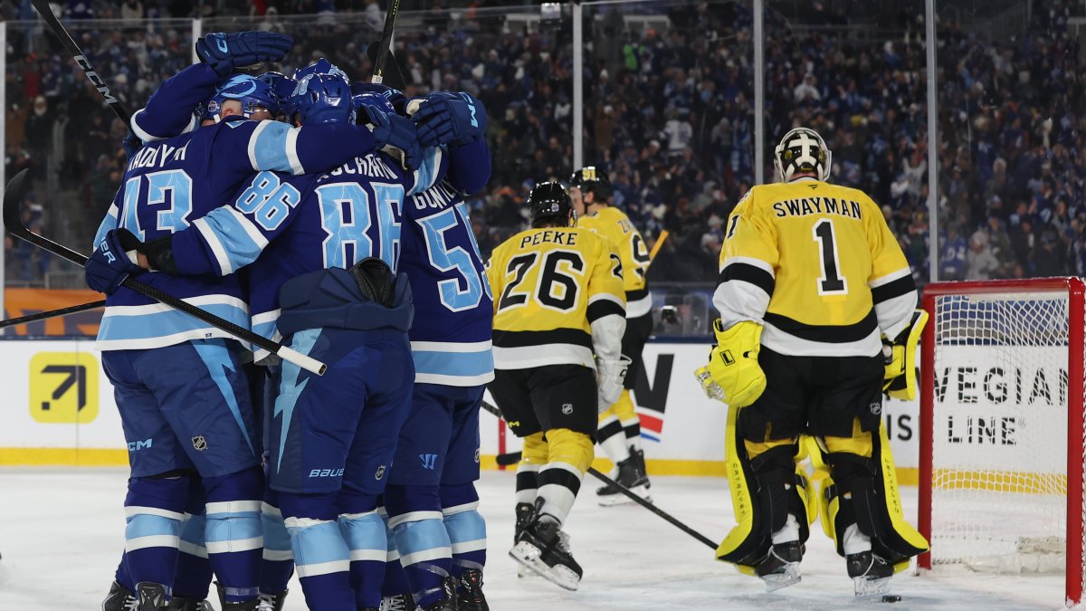 Tampa Bay Lightning rally to shock Bruins in outdoor game – NBC Boston
