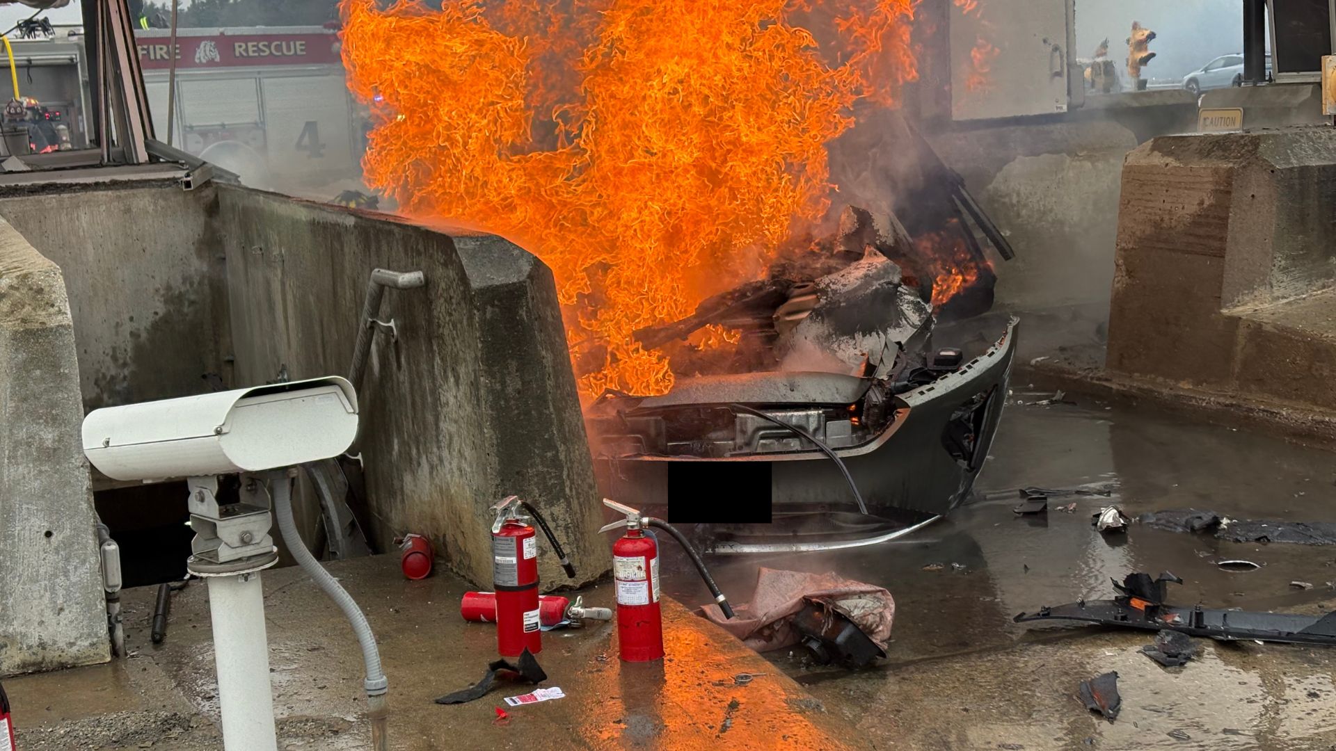 Everett Turnpike crash today in NH shuts down Bedford tolls – NBC Boston