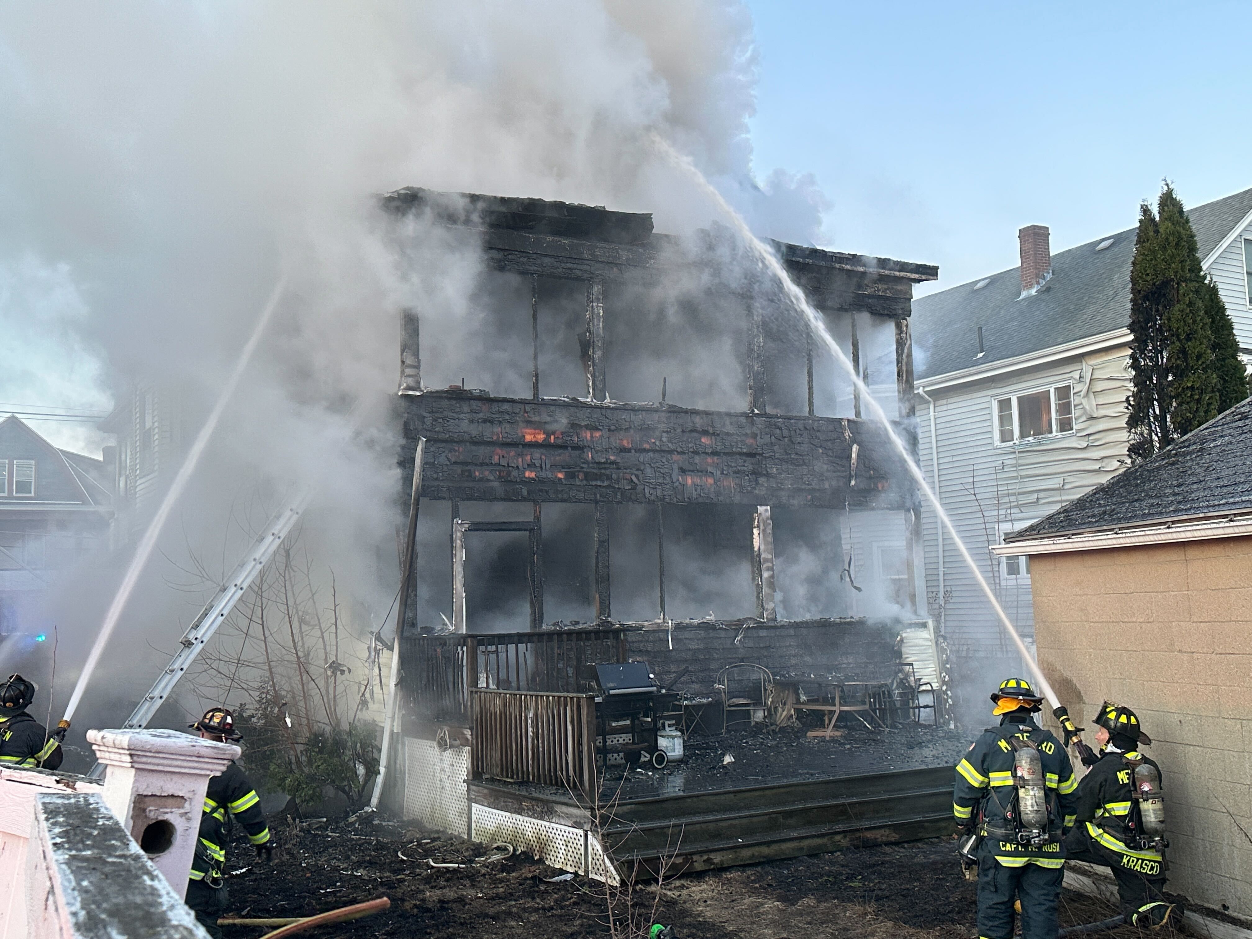 Medford firefighters battling Central Ave. house fire – NBC Boston