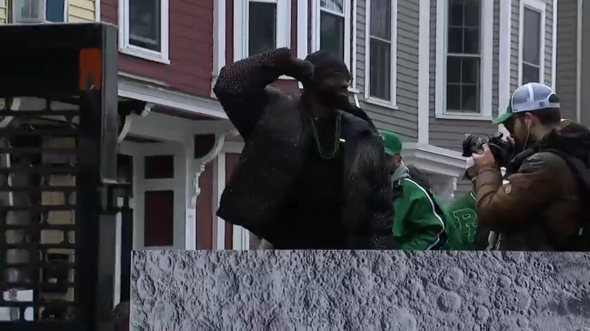 Jaylen Brown twitch stream at Boston St. Patrick’s Day Parade – NBC Boston