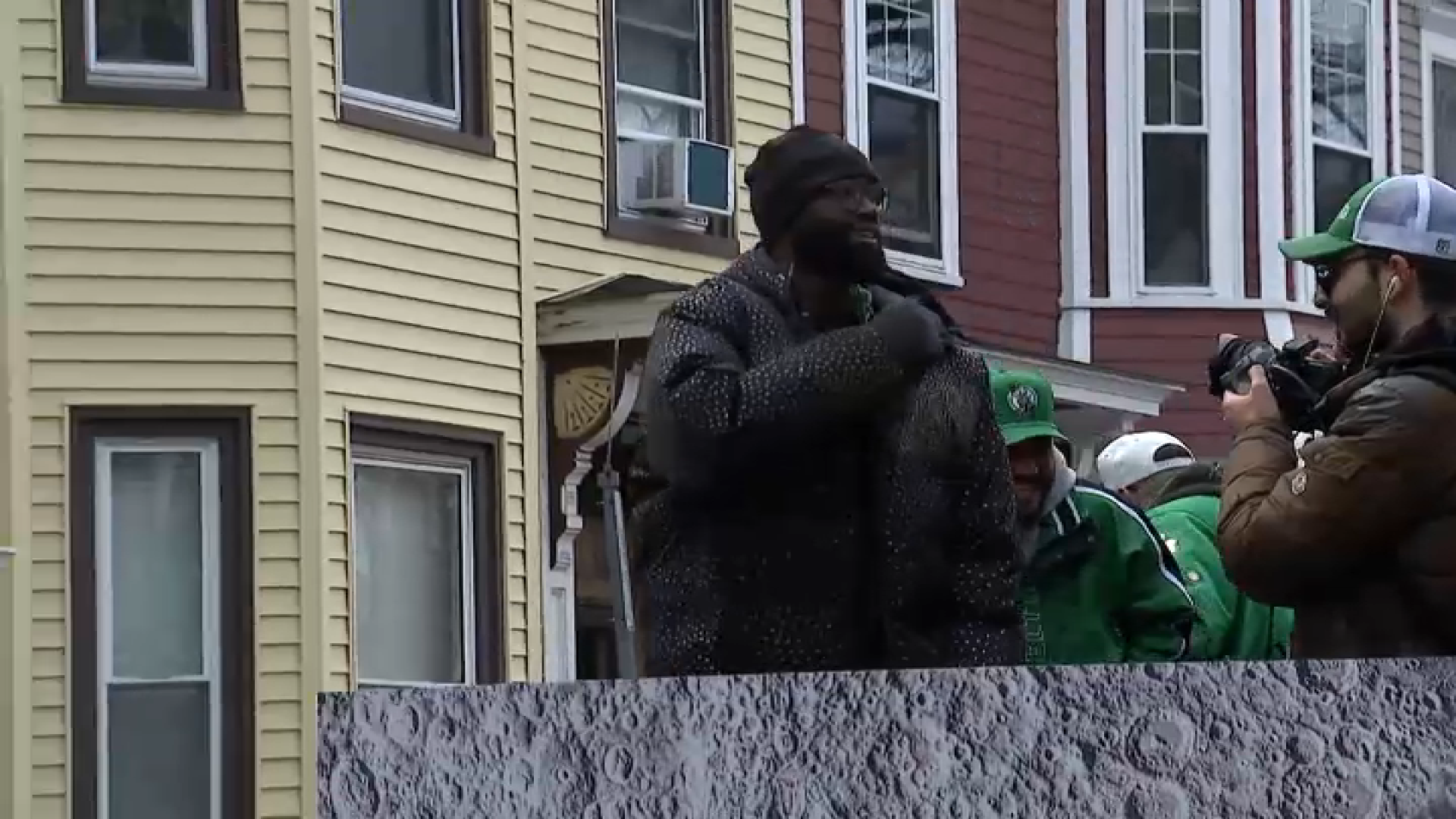 Jaylen Brown twitch stream at Boston St. Patrick’s Day Parade – NBC Boston