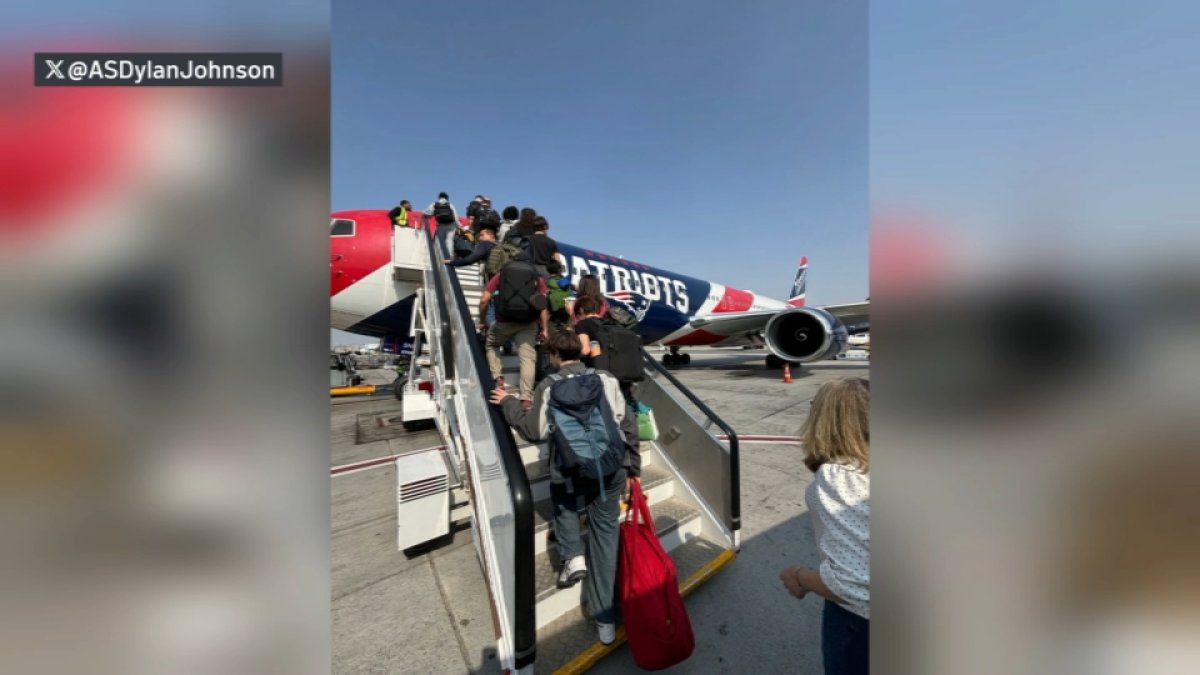 Patriots plane chartered to evacuate Americans from Middle East – NBC ...