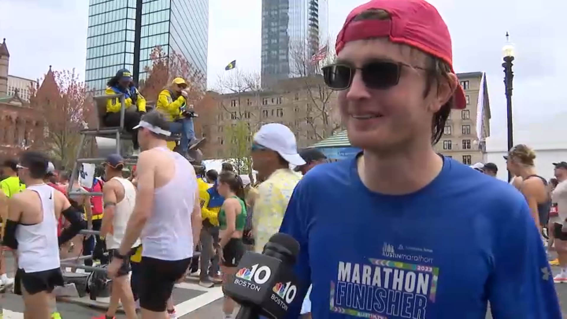 Boston Marathon runners share their motivations from finish line – NBC ...