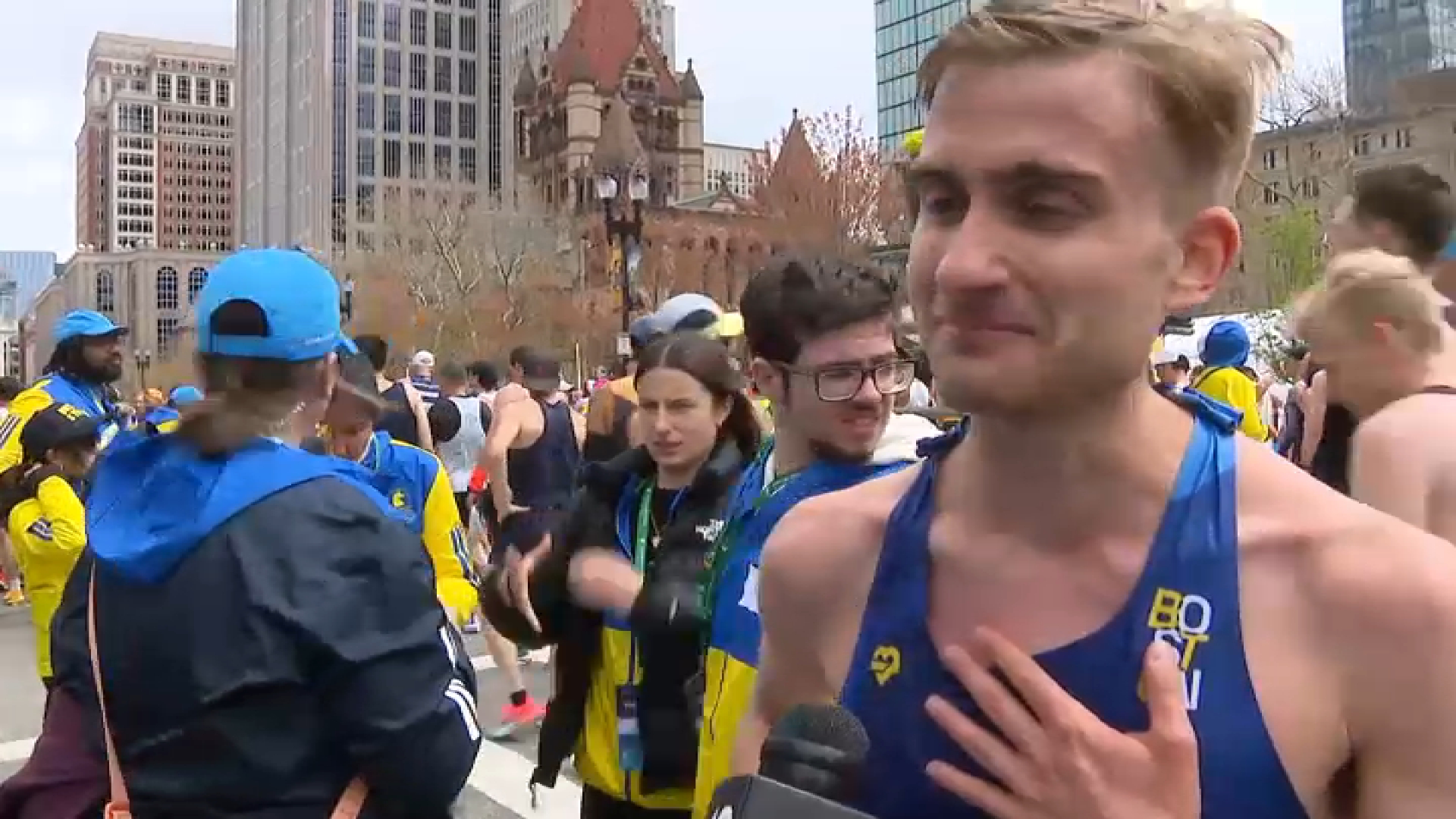Boston Marathon runners share their motivations from finish line – NBC ...