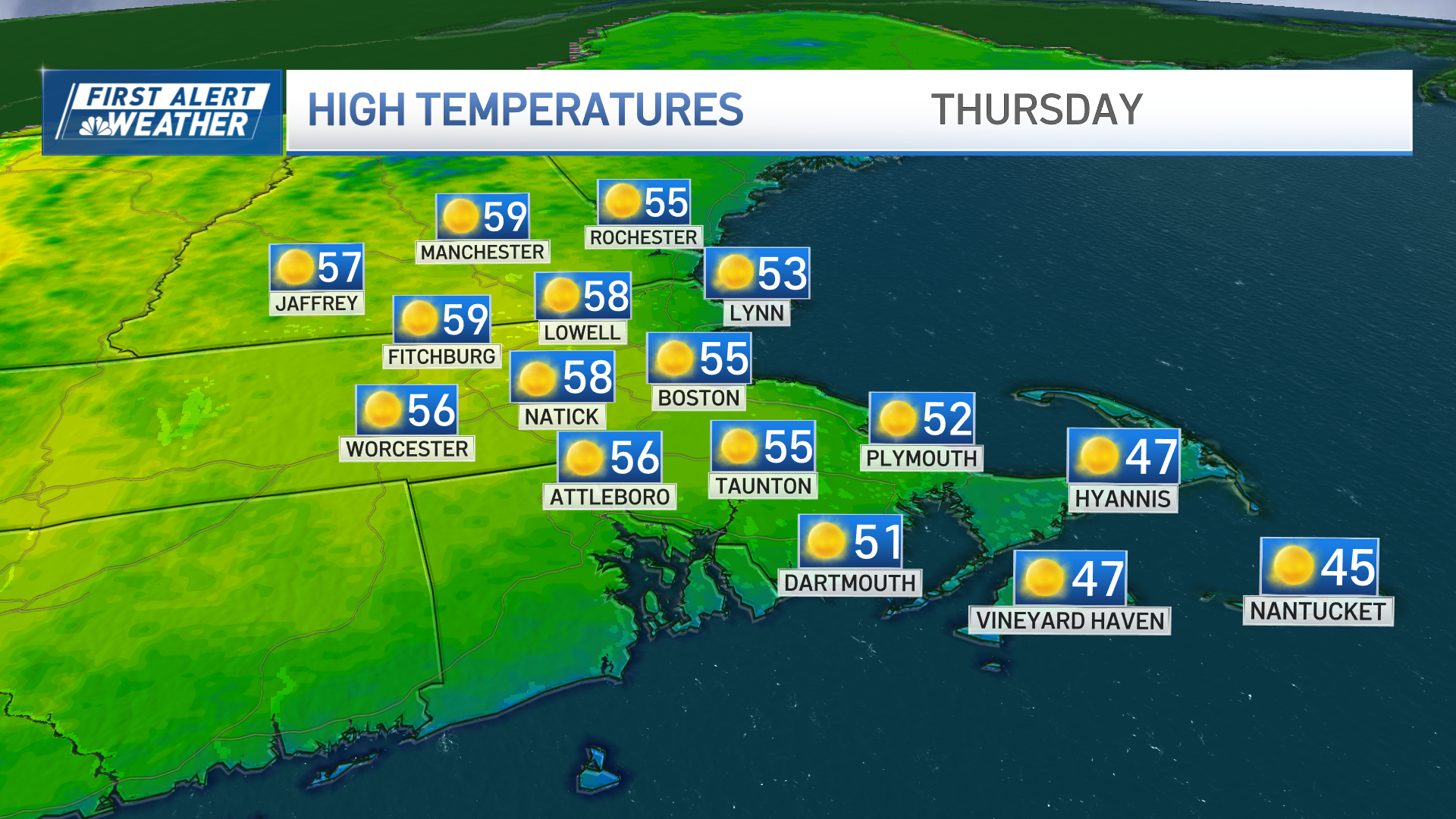 Weather today: Elevated fire risk on breezy day, warmth building – NBC ...