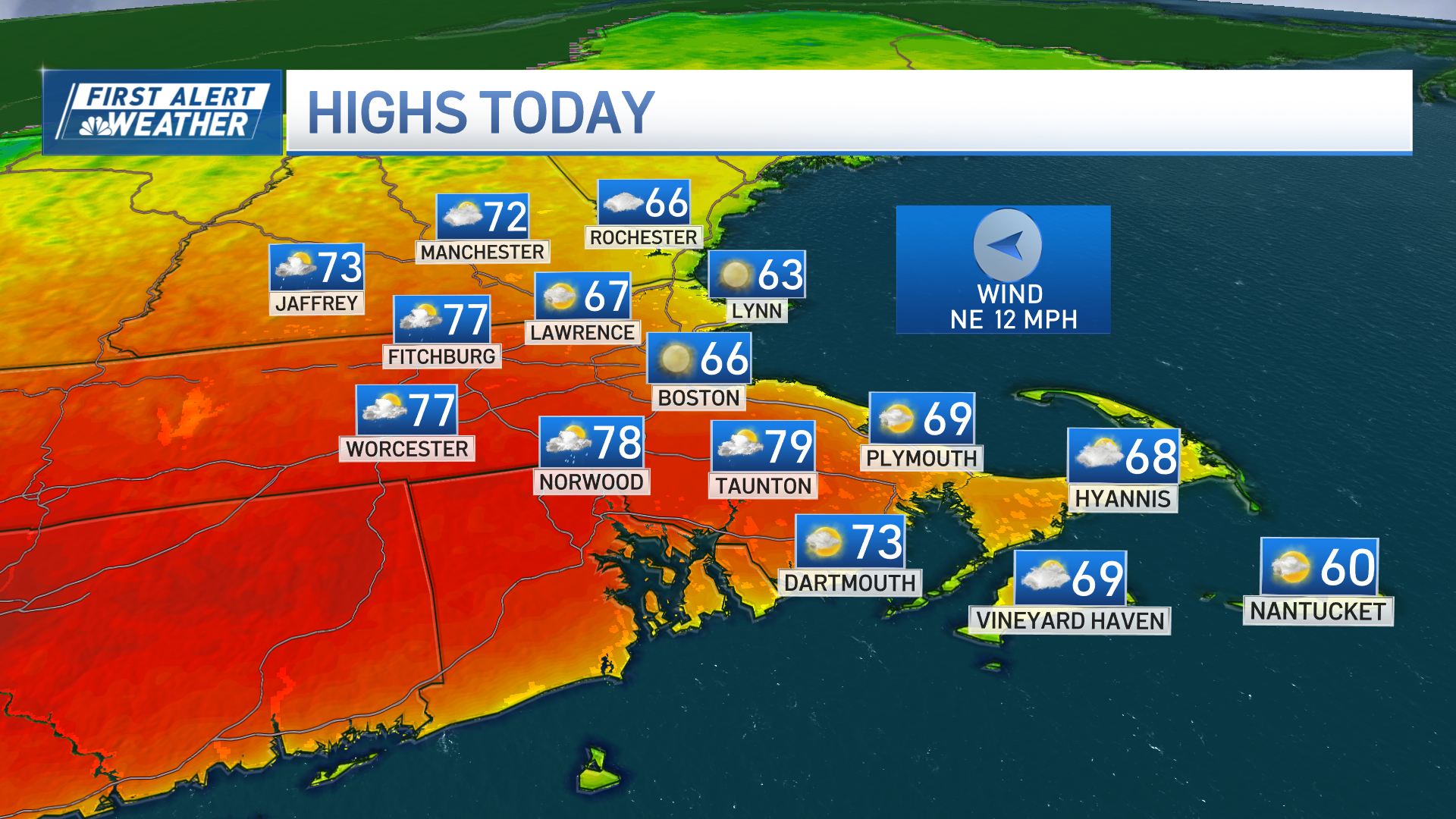 Severe weather, storms in Mass. today – NBC Boston