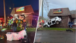 Man seriously injured after driving car into East Haven, Conn ...