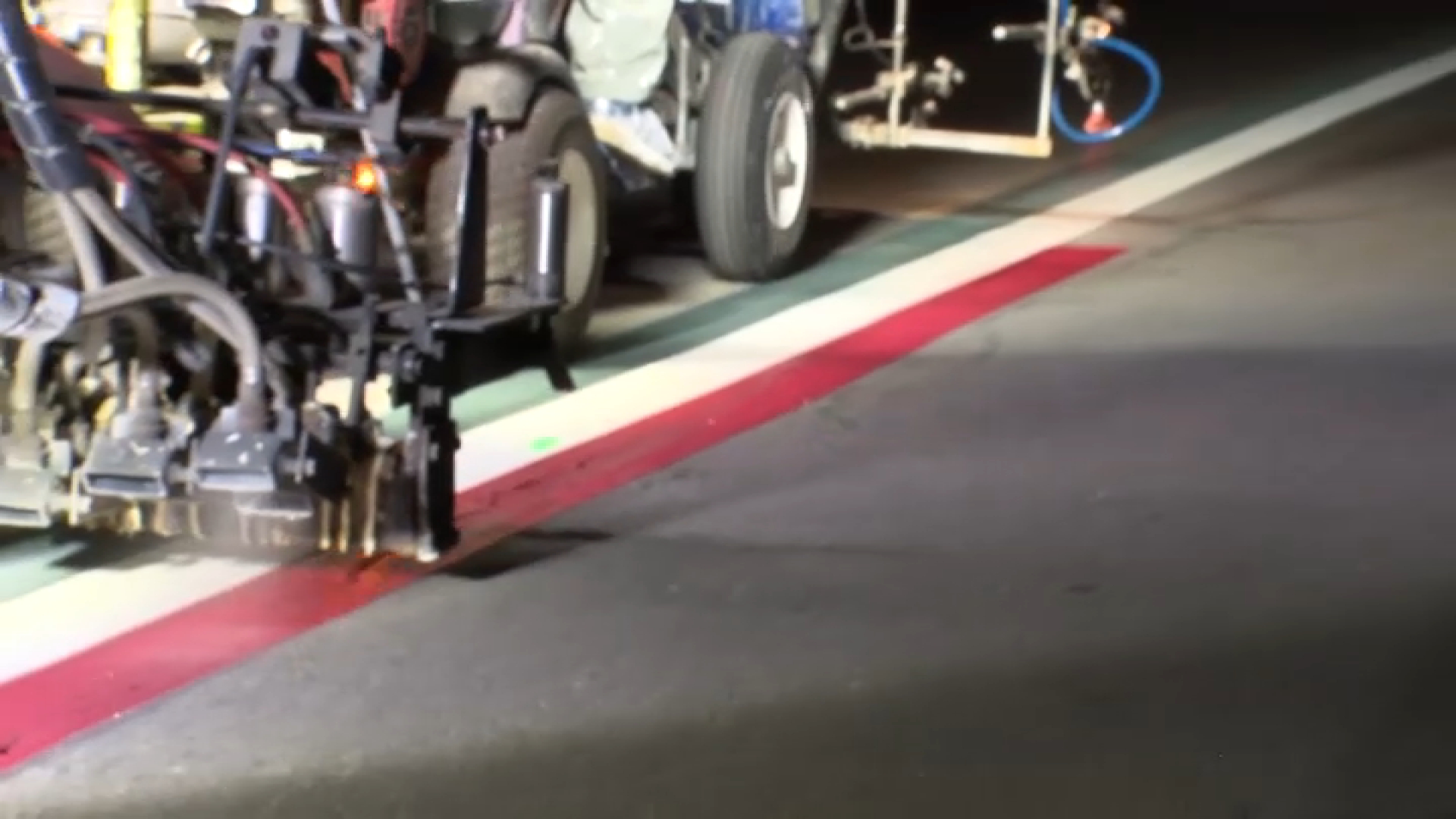 Adams St. in Newton has it’s Italian stripe paint back (video) – NBC Boston