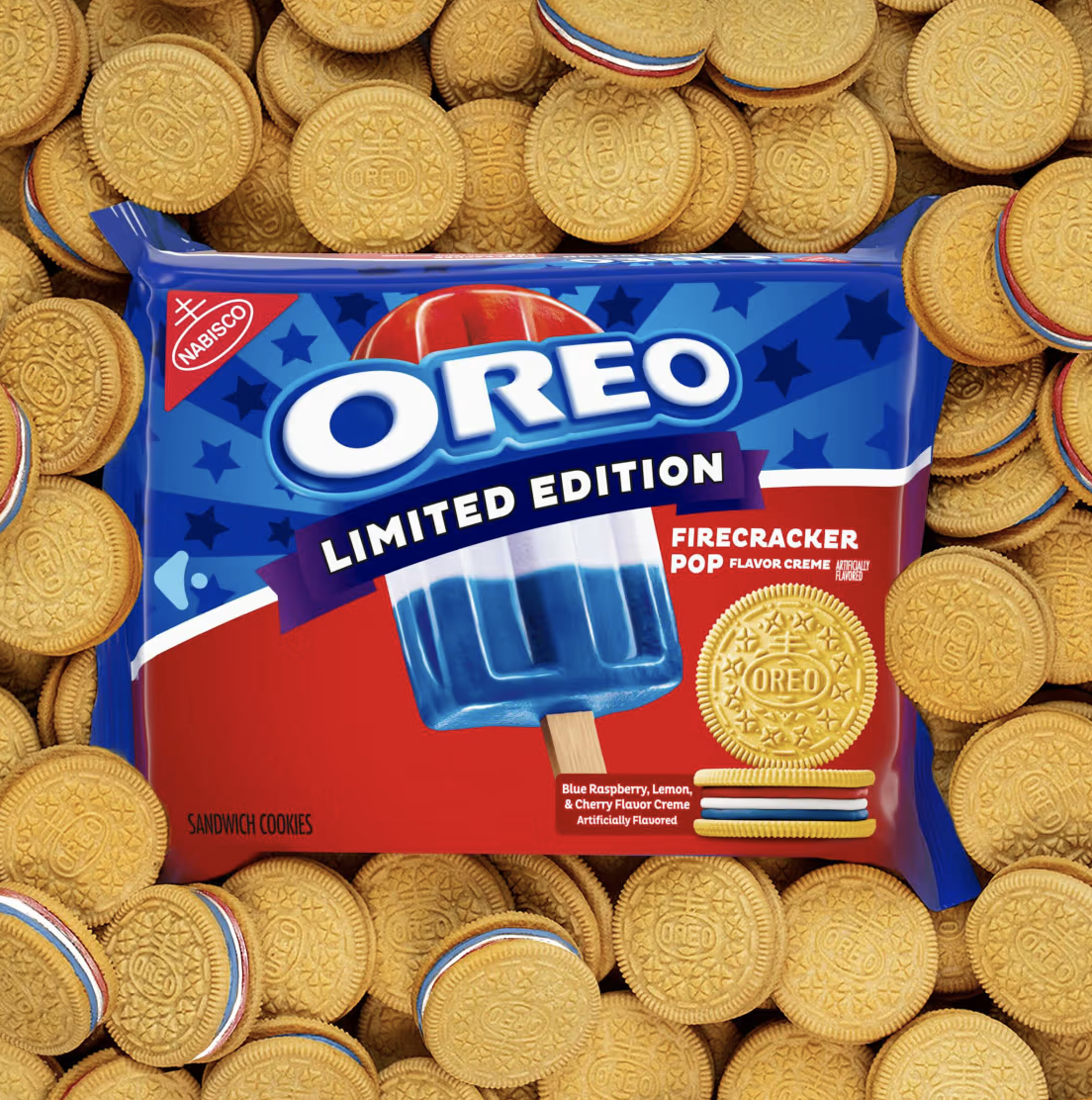 Oreo is releasing a firecracker ice pop cookie this month – NBC Boston