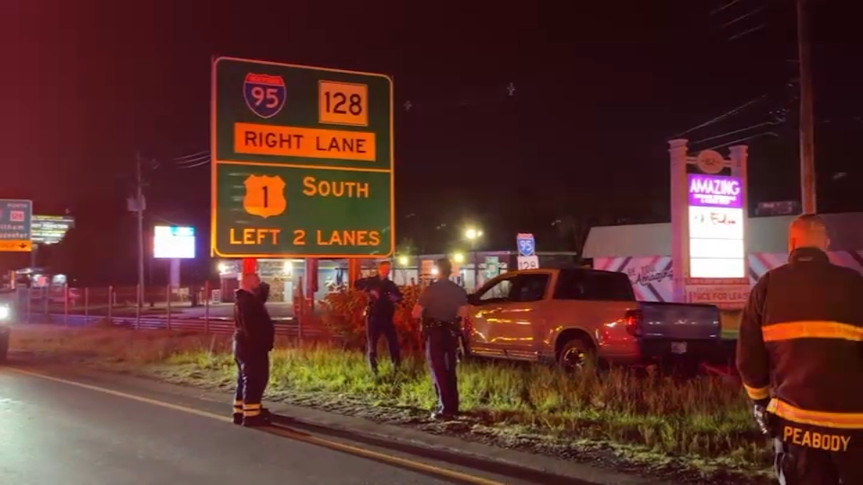 Wrong-way driver hits trooper’s cruiser on Route 1 in Peabody – NBC Boston